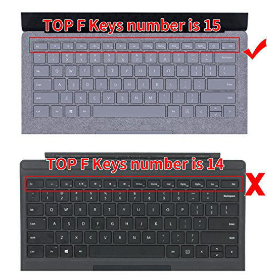 GetUSCart- VFENG Clear Keyboard Cover for Microsoft Surface Book 1/2/3 ...
