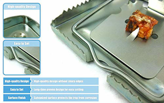 GetUSCart- made2catch Pack of 2 Classic Metal Rat Traps Fully ...