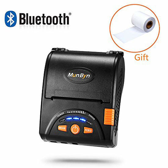 GetUSCart- MUNBYN Bluetooth Receipt Printer, Android Bluetooth Mobile Printer P001,58MM Receipt ...
