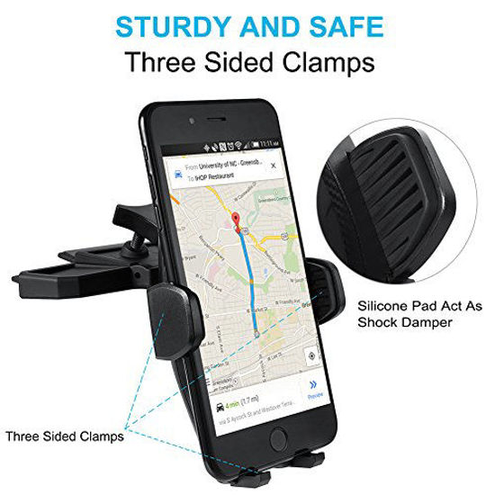 GetUSCart- CD Phone Mount, WizGear Universal Car Phone Mount, CD Slot ...