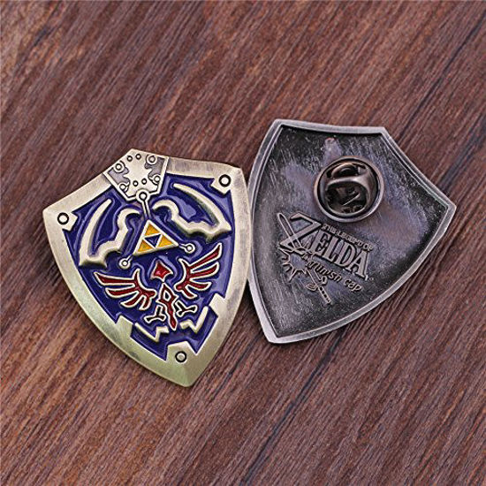 GetUSCart- Zelda Pin - Hylian Shield Pin - Zelda Brooch - Hylian Shield ...