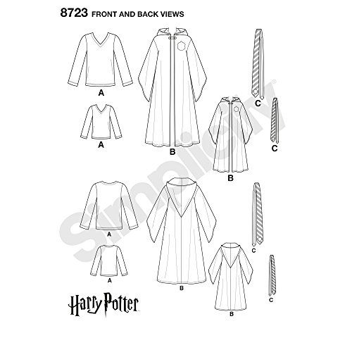 GetUSCart- Simplicity 8723 Harry Potter Cosplay and Halloween Costume ...