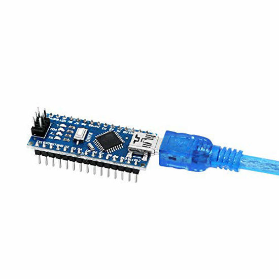 GetUSCart- Nano V3.0, Nano Board ATmega328P 5V 16M Micro-Controller Board Compatible with ...