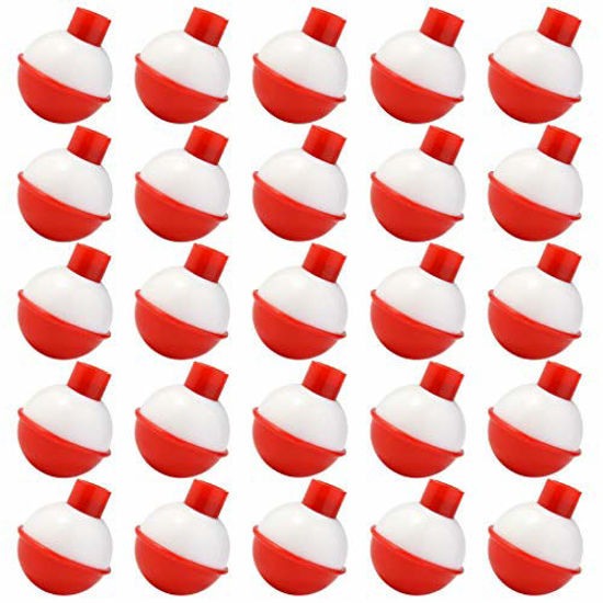GetUSCart- Bskifnn 50 PCS Round Fishing Bobbers 1 Inch Float Bobbers ...