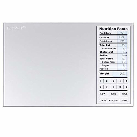 GetUSCart Greater Goods Nutrition Food Scale Perfect for Weighing Nutritional Meals Calculating Food Facts and Portioning Snacks Designed in St. Louis