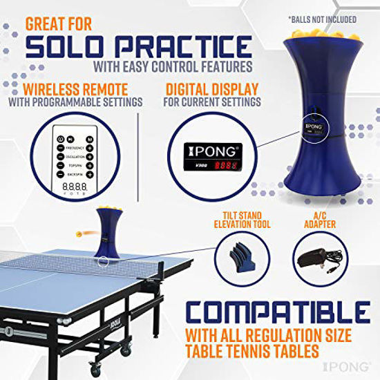GetUSCart- iPong Table Tennis Training Robot - Serves 40mm Regulation Ping Pong Balls ...