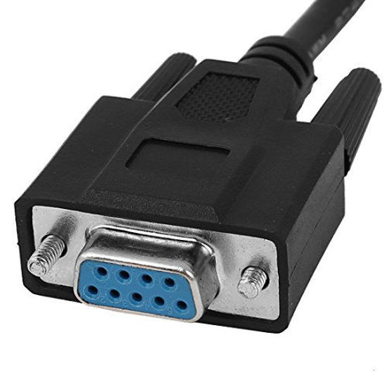 Getuscart Uxcell 8p Mini Din Male To Female Db9 Rs232 Plc Programming Cable 10ft