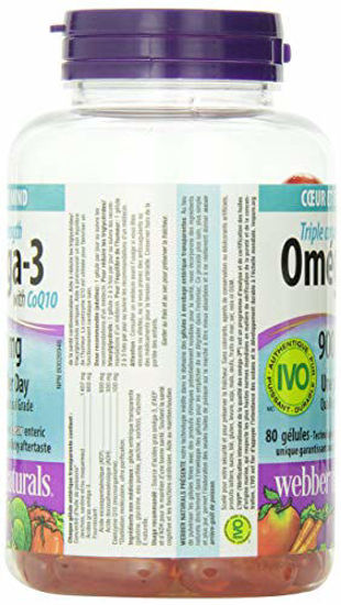 GetUSCart- Webber Naturals Triple Strength Omega-3 with CoQ10 enteric ...