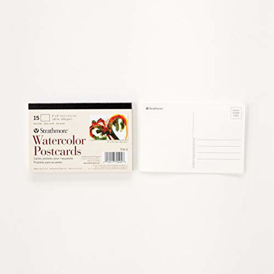 GetUSCart- Strathmore Blank Watercolor Postcards pad of 15 (Package May ...