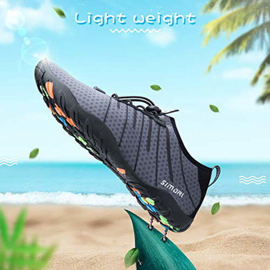 GetUSCart- SIMARI Mens Womens Water Shoes Sports Quick Dry Barefoot ...