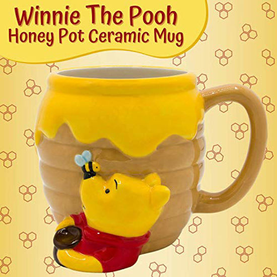 GetUSCart- Silver Buffalo Disney Winnie-the-Pooh Honey Pot 3D Sculpted ...