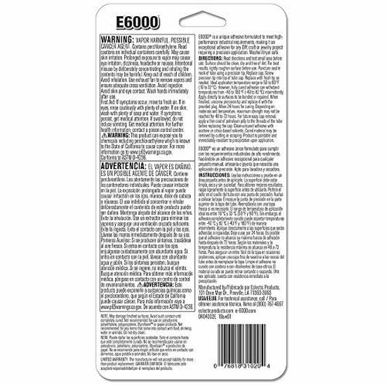 GetUSCart- E6000 231020 Adhesive with Precision Tips, 1.0 fl oz