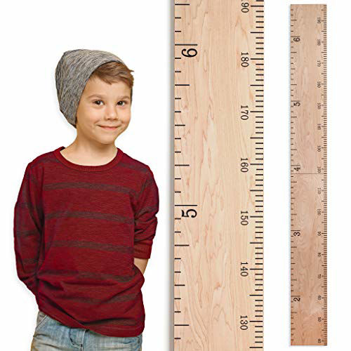 GetUSCart- Growth Chart Art | Wooden Growth Chart Ruler for Boys ...