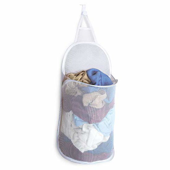 GetUSCart- Smart Design Deluxe Mesh Over The Door Pop Up Hamper w/ Hook ...