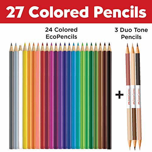 GetUSCart- Faber-Castell World Colors Ecopencils, 27 Count - Diverse ...