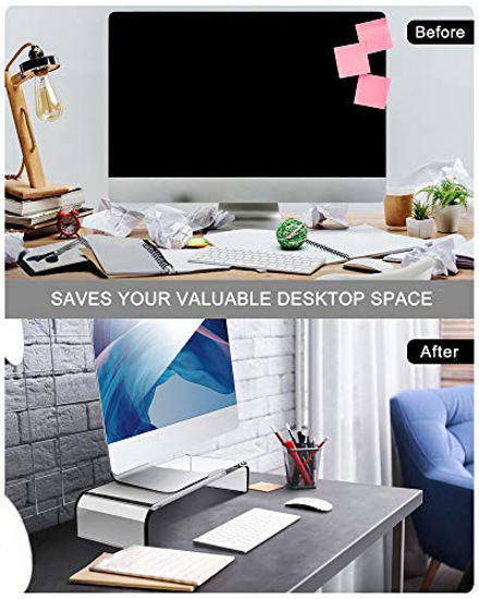 GetUSCart- AboveTEK Premium Acrylic Monitor Stand, Custom Size Monitor ...