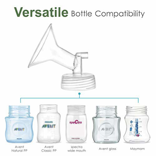 GetUSCart- Maymom Wide Neck Pump Parts for Spectra S1/S2 Pumps; Incl ...