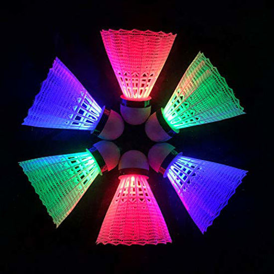 GetUSCart- Senston LED Badminton Shuttlecocks Nylon, Dark Night Glow ...