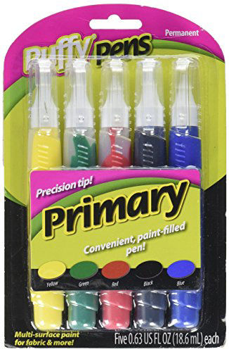 GetUSCart- I Love To Create 26196 5-Piece Puffy Paint Pen Set, Primary