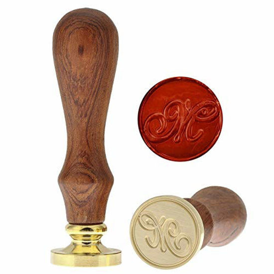 GetUSCart- Letter M Wax Seal Stamp, Yoption Vintage Retro Brass Head ...