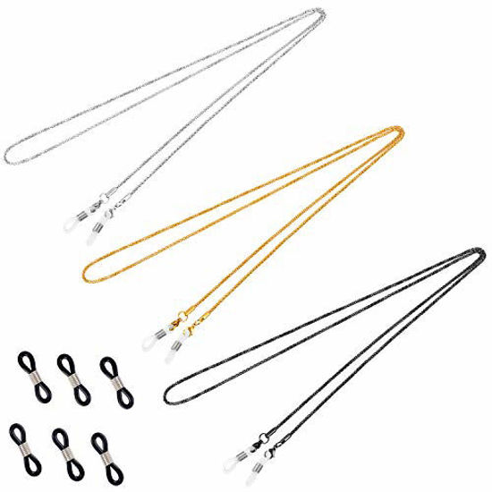 GetUSCart- Whaline 3 Pieces Eyeglasses Chain Sunglass Neck Strap Holder ...