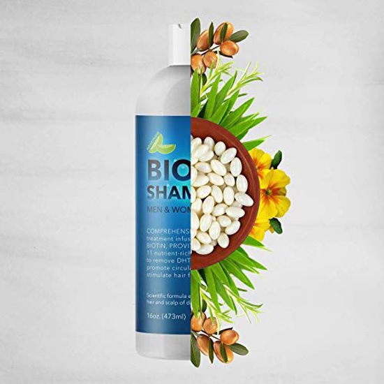 GetUSCart- Natural Biotin Shampoo for Thin Hair - Sulfate Free Shampoo ...