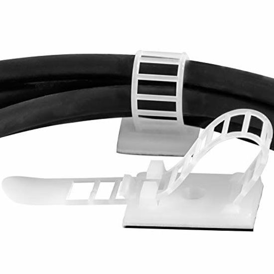 GetUSCart- Pro-Grade, Adhesive-Backed Cable Straps 50 Pack. High ...