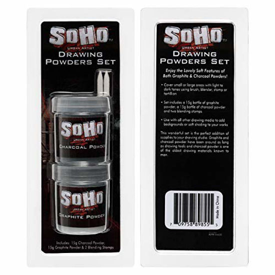 GetUSCart- SoHo Urban Artist Graphite And Charcoal Drawing Powders - 15 ...