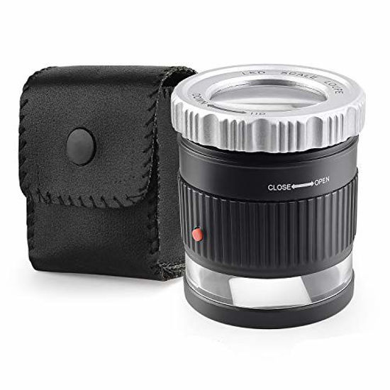 GetUSCart- 30X Loupe Magnifier,Adjustable Focal Length Magnifier ...