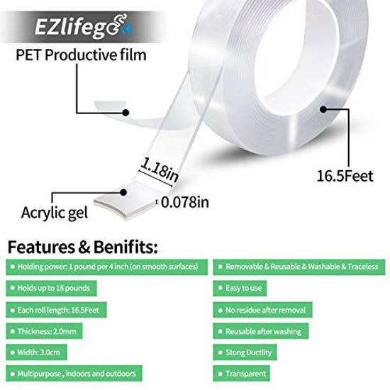 Ezlifego Double Sided Tape
