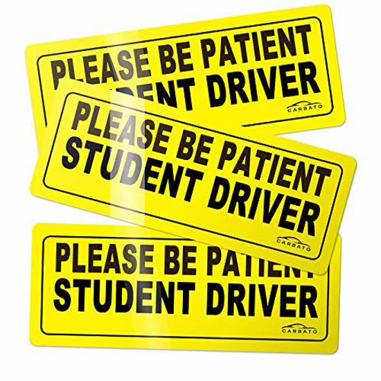 GetUSCart- CARBATO Student Driver Magnet Safety Sign Vehicle Bumper ...