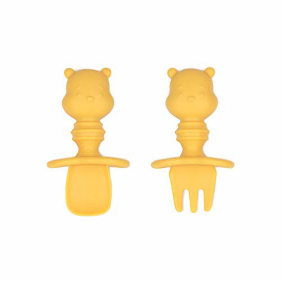 GetUSCart- Bumkins Utensils, Disney Silicone Chewtensils, Baby Fork ...