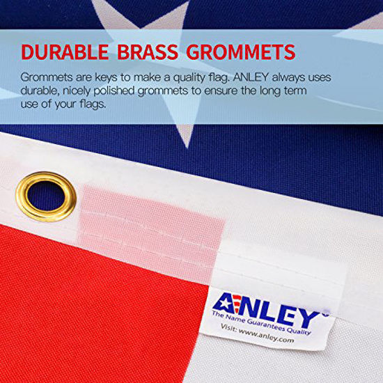 GetUSCart- Anley Fly Breeze 3x5 Foot American US Flag - Vivid Color and ...