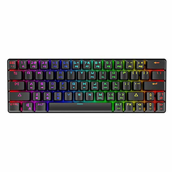 GetUSCart- DIERYA DK63 Wireless 60% Mechanical Gaming Keyboard True RGB ...