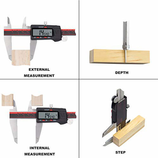8 Inch NIST Certified Measuring Tool VINCA Digital Caliper 0-8 Inch ...