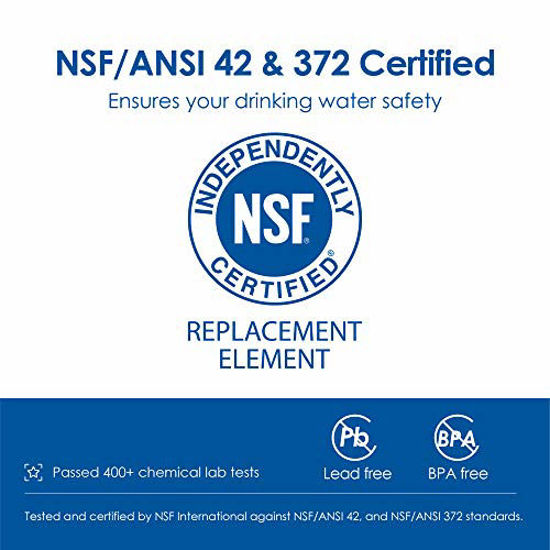 GetUSCart- Waterdrop Inline Refrigerator and Ice Maker Filter, NSF ...