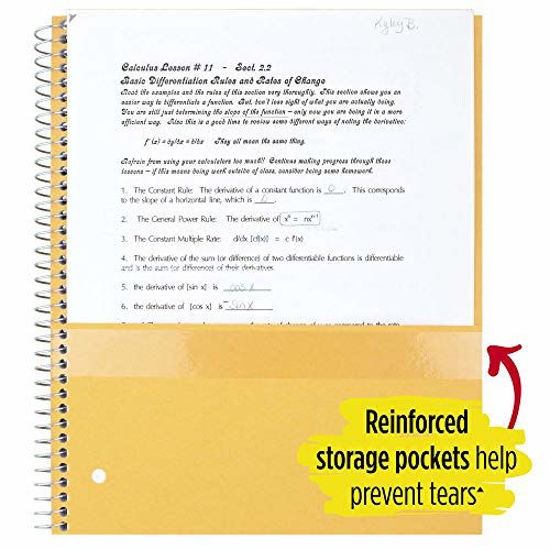 GetUSCart- Five Star Spiral Notebook, 5 Subject, College Ruled Paper ...