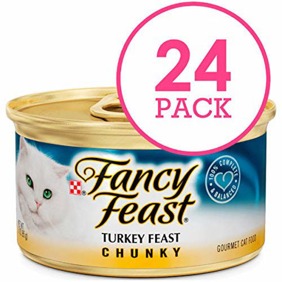 GetUSCart- Purina Fancy Feast Pate Wet Cat Food, Chunky Turkey Feast ...