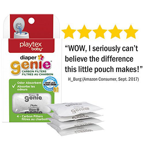 GetUSCart- Playtex Diaper Genie Carbon Filter, Ideal for Use with ...
