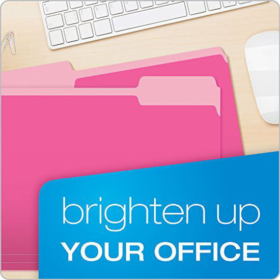 GetUSCart- Pendaflex Two-Tone Color File Folders, Letter Size, 1/3 Cut ...