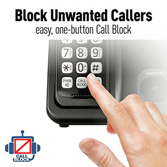 GetUSCart- Panasonic Expandable Cordless Phone System with Call Block ...