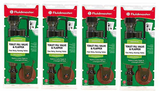 GetUSCart- MNJD 400CRP14 Universal Toilet Fill Valve and Flapper Repair ...