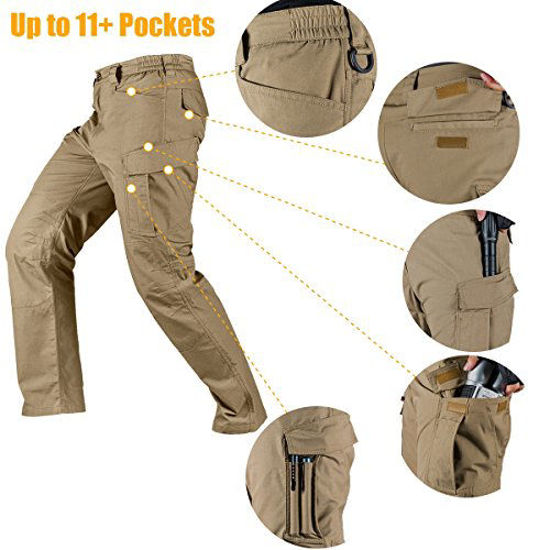 GetUSCart- FREE SOLDIER Men's Water Resistant Pants Relaxed Fit ...