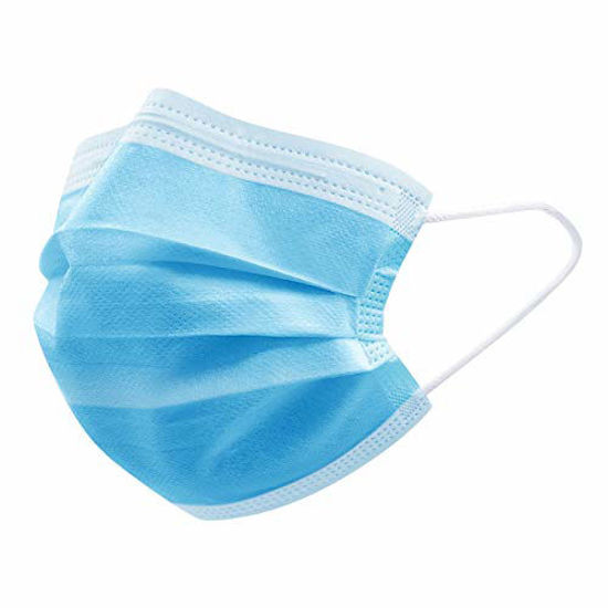 GetUSCart- Disposable Face Masks, 3Ply with Adjustable Elastic Earloop ...