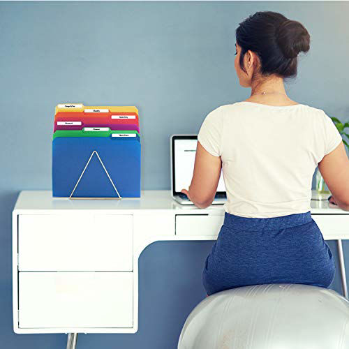 GetUSCart- Dunwell Multi Color File Folders - (12 Pack, Assorted), Poly ...