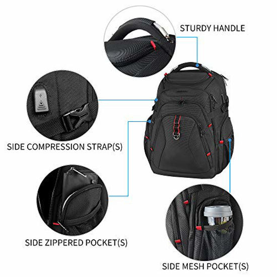 GetUSCart- KROSER Travel Laptop Backpack 17.3 Inch XL Heavy Duty ...