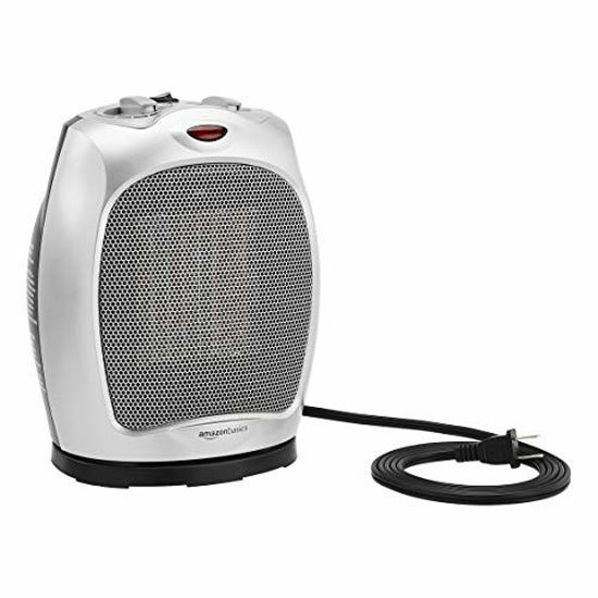 GetUSCart- Amazon Basics 1500W Oscillating Ceramic Heater with ...