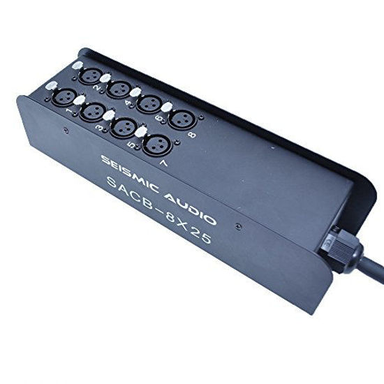 GetUSCart- Seismic Audio SACB-8x25 8-Channel Low Profile XLR Send Sub ...