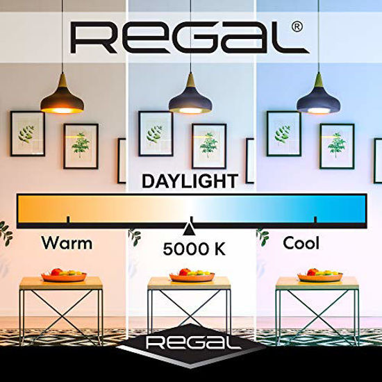 GetUSCart- Regal LED A19 Light Bulb 5000K Daylight 800-Lumen, 9-Watt ...