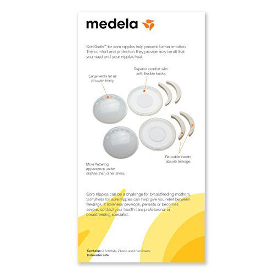 GetUSCart- Medela SoftShells Breast Shells for Sore Nipples for Pumping ...